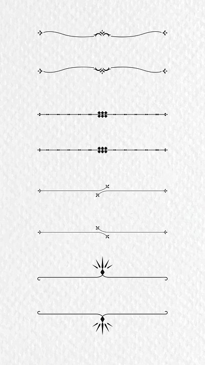 Vintage line frame collection | Premium PSD - rawpixel