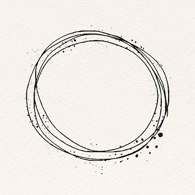 Minimal round line art frame | Premium PNG - rawpixel