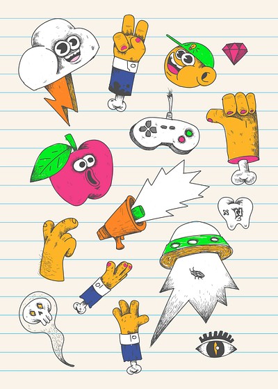 Colorful creative idea set vector | Premium Vector - rawpixel