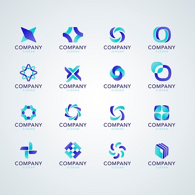 Blue company slogan collection vector | Premium Vector - rawpixel
