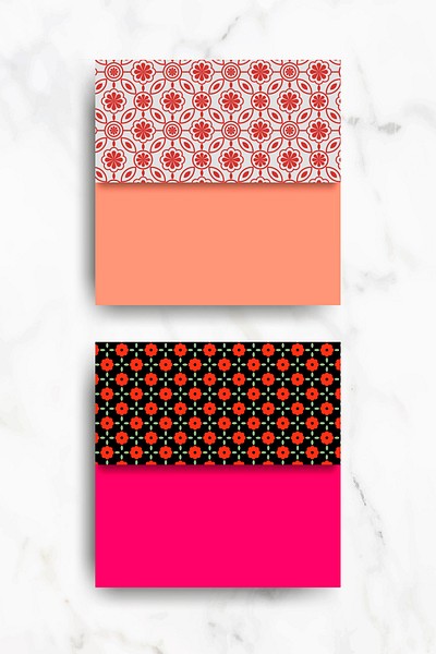 Indian pattern note templates vector | Premium Vector - rawpixel