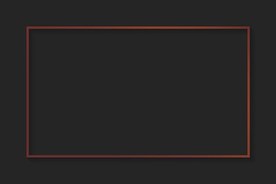 Rectangle bronze frame on gray | Free Vector - rawpixel