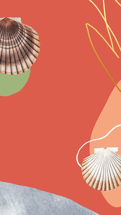 Clam shell and clamshell pattern | Premium Vector - rawpixel