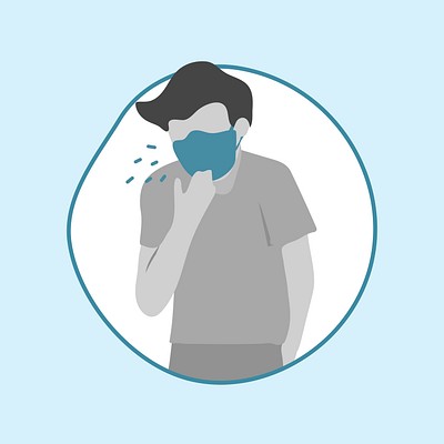 Man infected covid 19 virus | Free Vector Illustration - rawpixel