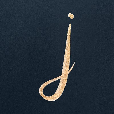 Vector calligraphy letter J typography | Premium Vector - rawpixel