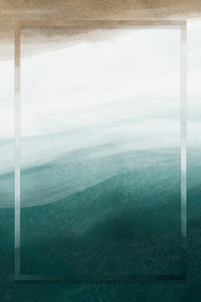 Rectangle frame on sand and | Premium Photo - rawpixel