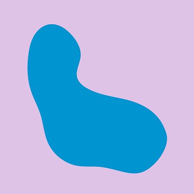 Png blue irregular shape design | Premium PNG Sticker - rawpixel