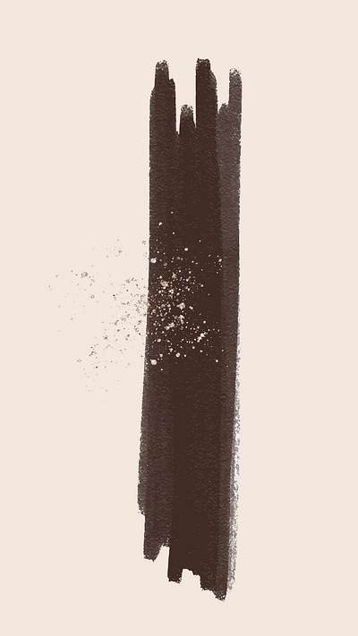 Brown ink brush stroke glitter | Free Photo - rawpixel