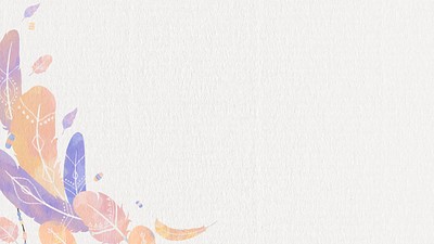 Boho side border psd pastel | Free PSD - rawpixel
