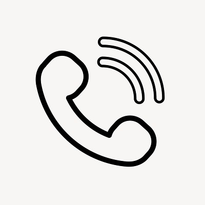 Ringing phone icon png sticker, | Premium Icons - rawpixel