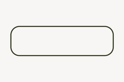 Png rectangle line frame sticker, | Premium PNG - rawpixel
