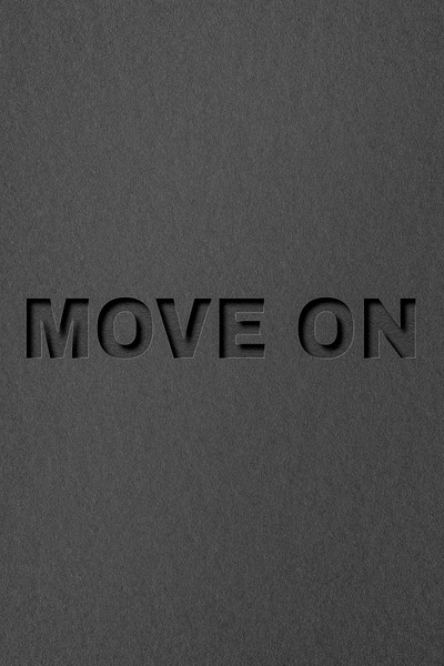 Move on paper cut lettering | Free Photo - rawpixel
