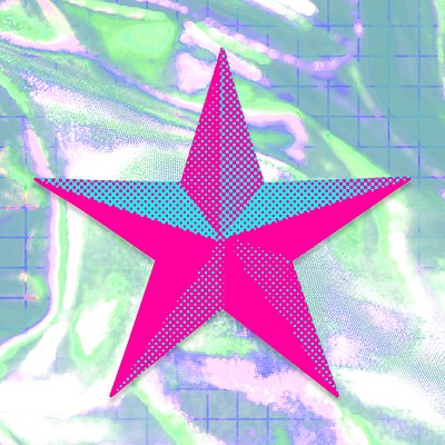 Hand drawn funky star halftone | Premium PSD - rawpixel