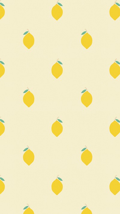 Vector seamless lemon pattern pastel | Premium Vector - rawpixel