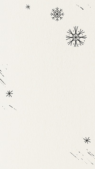 Minimal snowflake Christmas lock screen | Premium Photo - rawpixel