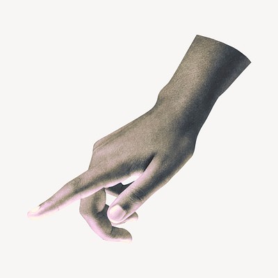 Pointing hand png sticker, transparent | Premium PNG - rawpixel