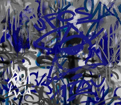 Blue graffiti background, street art | Premium Photo - rawpixel