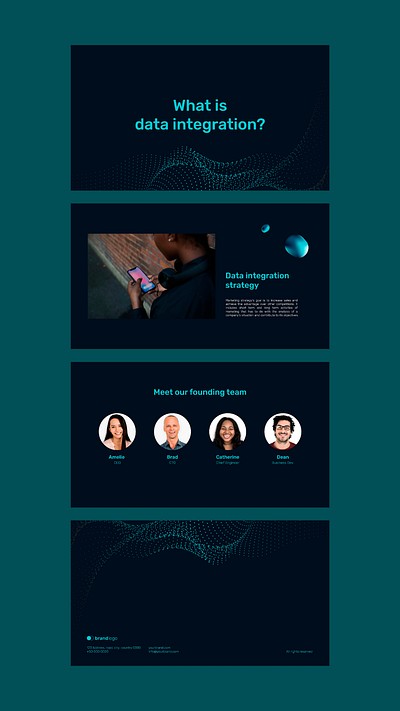 Editable vector presentation template set | Premium Vector - rawpixel
