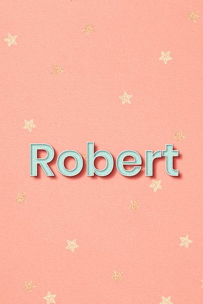 Robert word art typography vector | Premium Vector - rawpixel