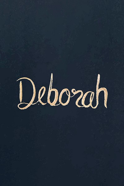 Name Deborah shimmery vector gold | Premium Vector - rawpixel