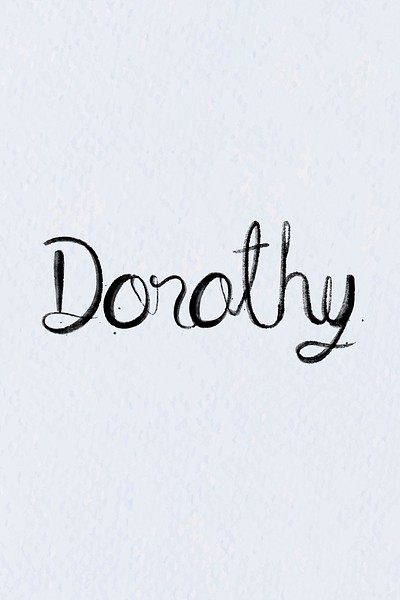 Hand drawn Dorothy font vector | Premium Vector - rawpixel