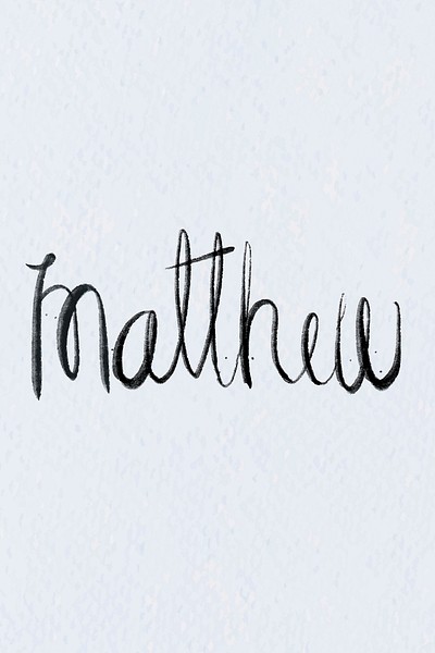 Vector hand drawn Matthew font | Premium Vector - rawpixel
