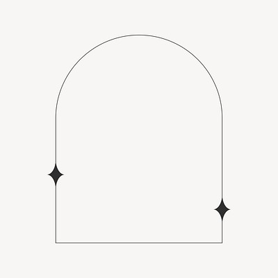 Minimal arch png shape, frame, | Premium PNG - rawpixel