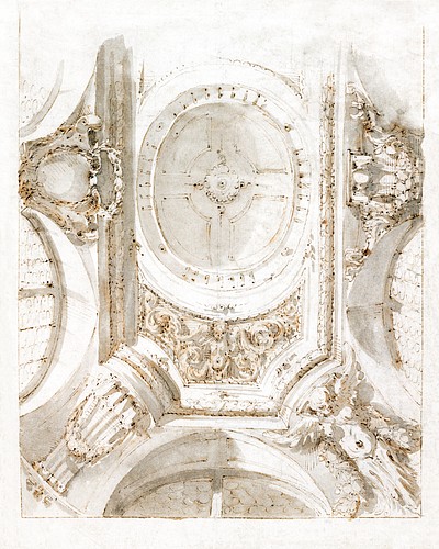 Ceiling Design (ca. 1785) Giovanni | Free Photo Illustration - rawpixel