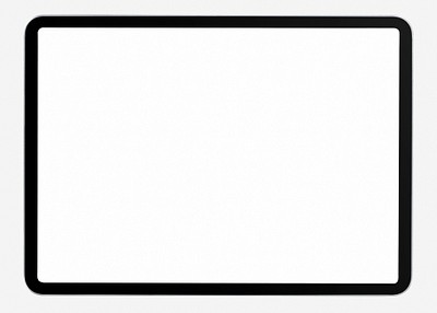 Tablet screen png mockup, transparent | Premium PNG - rawpixel