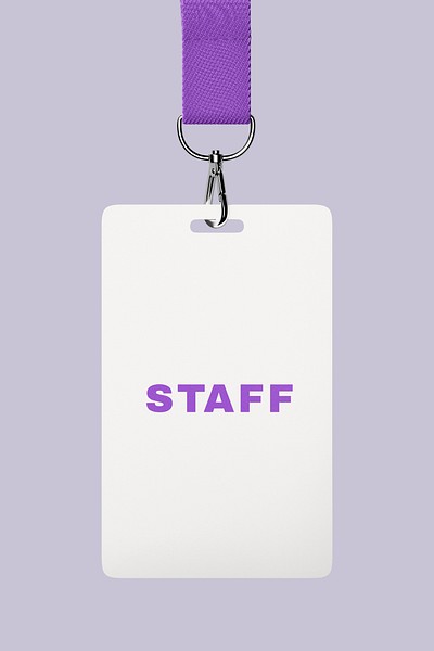 ID card, purple 3D rendering | Free Photo - rawpixel