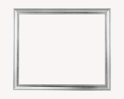 Silver frame png sticker, transparent | Free PNG - rawpixel