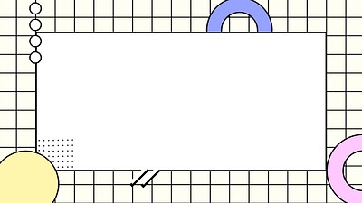 Funky grid desktop wallpaper, Memphis | Premium Photo - rawpixel