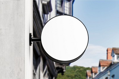 3D wall sign mockup, business | Free PSD Mockup - rawpixel