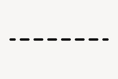 Straight dotted line png, doodle | Premium PNG - rawpixel