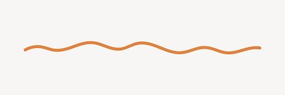 Squiggle divider, brown doodle line | Premium Vector - rawpixel