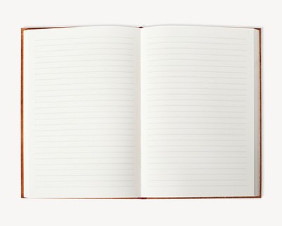 Empty notebook image, isolated white | Free Photo - rawpixel