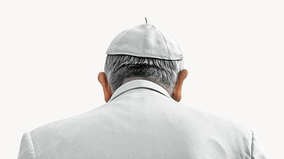 Catholic pope desktop wallpaper, white | Free Photo - rawpixel