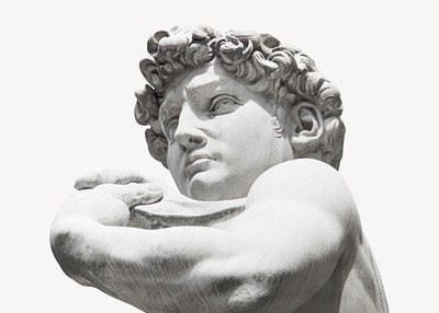 David Michelangelo statue collage element | Premium PSD - rawpixel