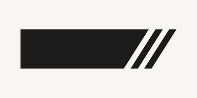 Black divider png sticker, flat | Premium PNG - rawpixel