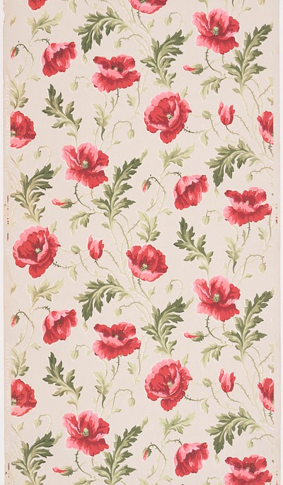 Pink flower pattern (1905–1915) vintage | Free Photo - rawpixel