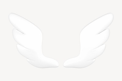 White wings clip art, cute | Free Photo Illustration - rawpixel