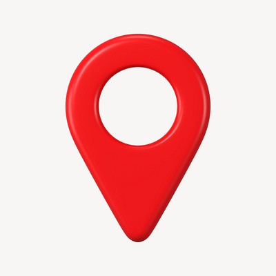 3D location pin sticker, map | Premium PSD - rawpixel