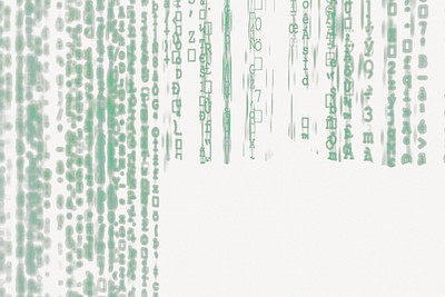 Green computer code background psd | Premium PSD - rawpixel