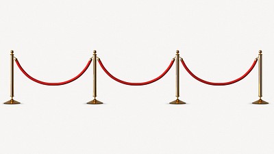 Gold barricade collage element psd | Premium PSD - rawpixel