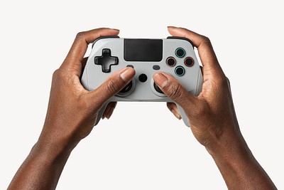 Hands holding game controller isolated | Free Photo - rawpixel