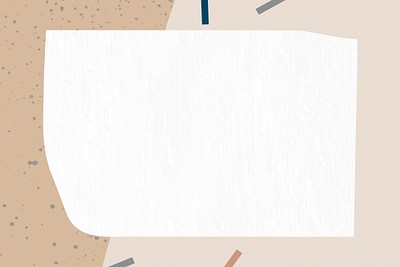 Abstract memphis frame background, white | Premium Photo - rawpixel