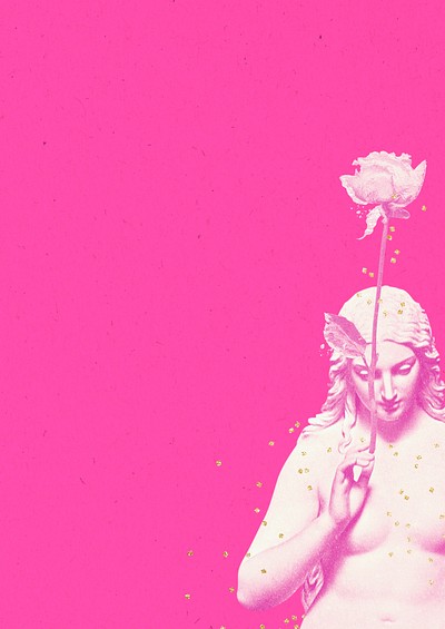 Hot pink background, Greek Goddess | Free Photo - rawpixel