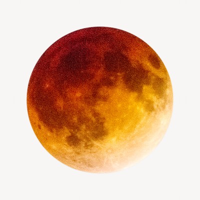 Blood moon isolated design | Free Photo - rawpixel