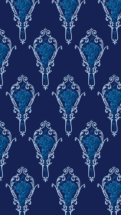 Decorative rose pattern iPhone wallpaper, | Premium Photo Illustration ...