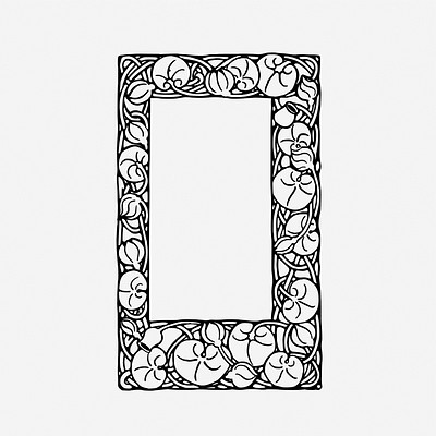 Lilly pad frame collage element | Free Vector - rawpixel